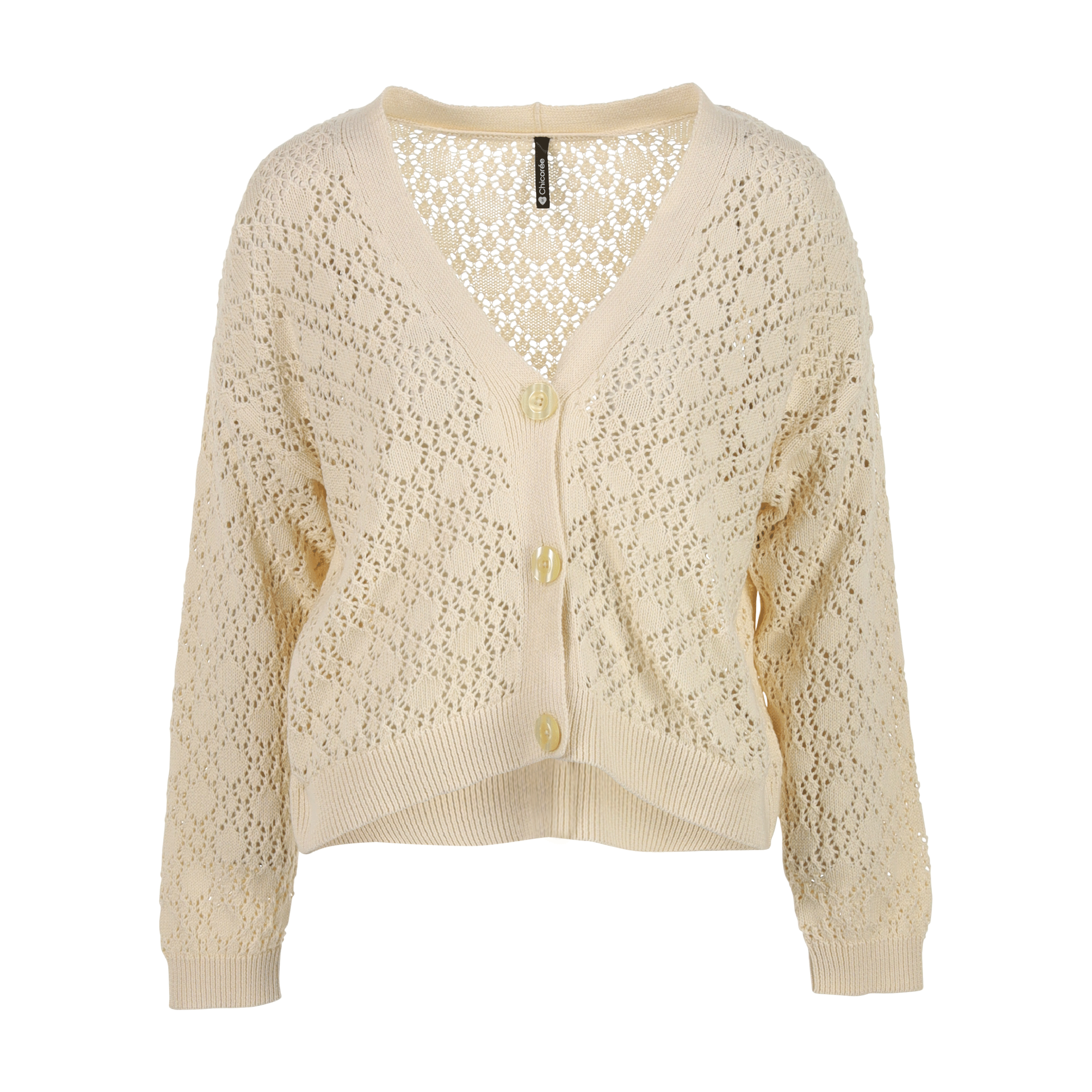 Strick Pullover: Colby Cardigan in Beige CHF 16.95 für Frauen | Chicorée