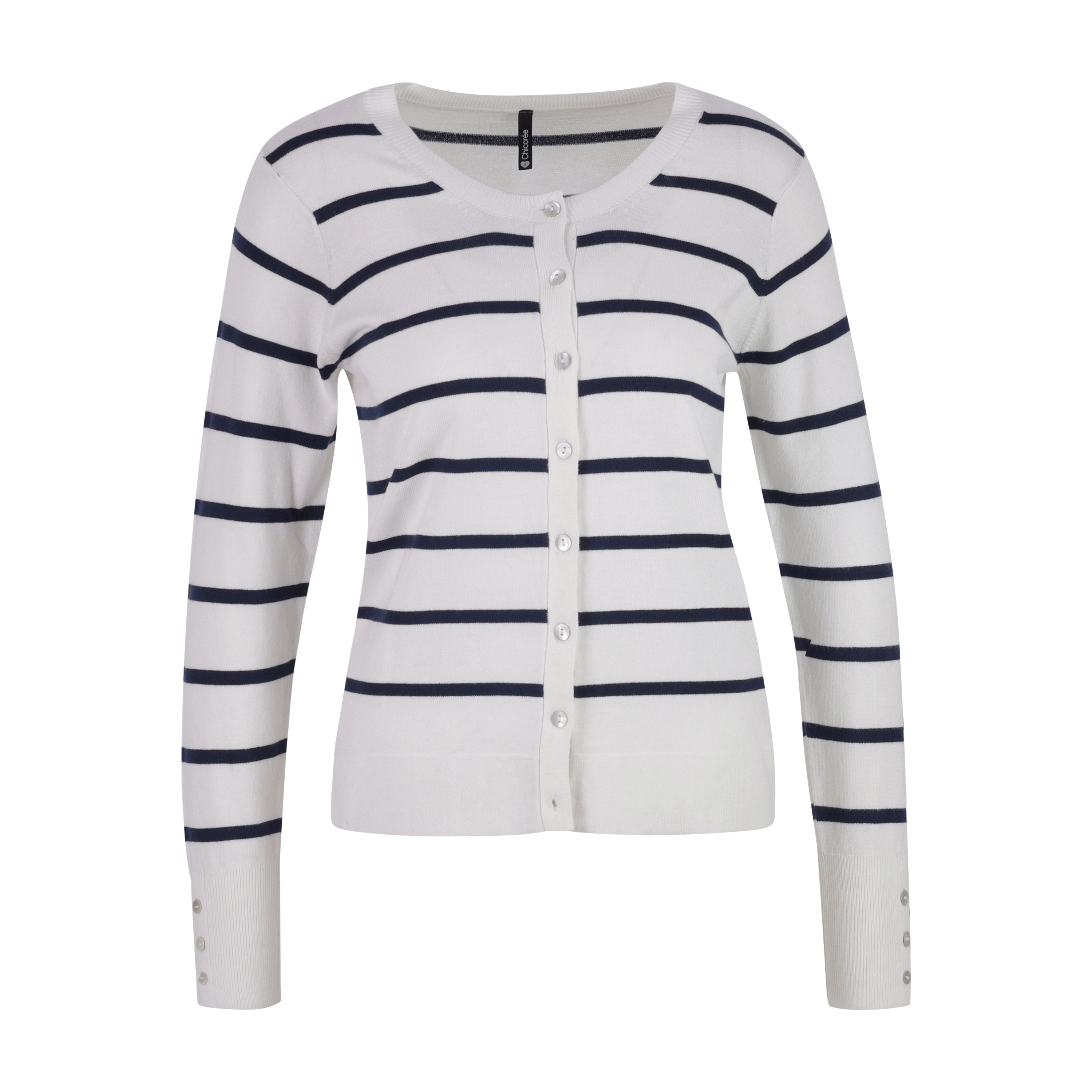 Strick Pullover: Basic Cardigan in Offwhite CHF 12.95 für Frauen | Chicorée