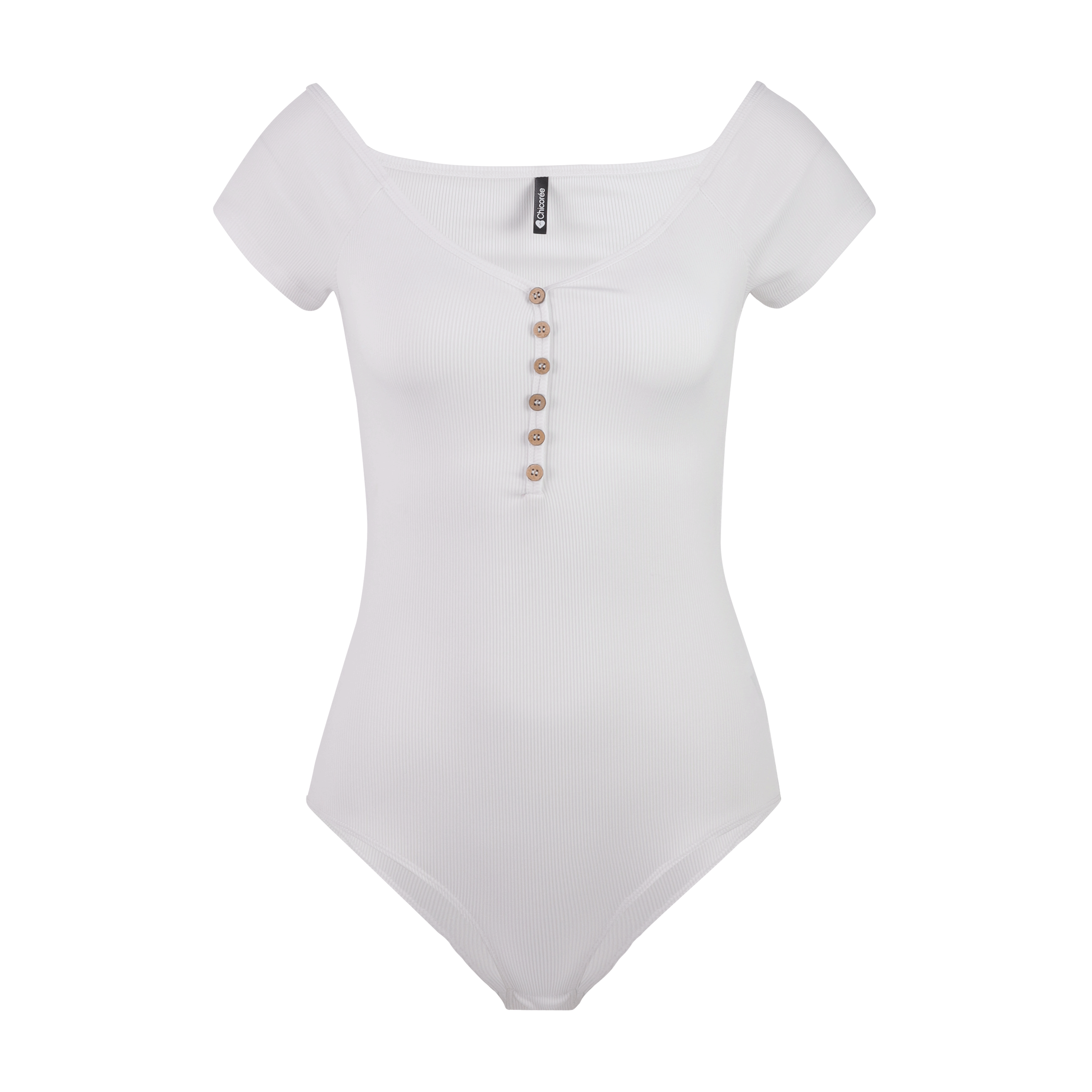 Shirts: Teni Body in Weiss CHF 7.95 für Frauen | Chicorée