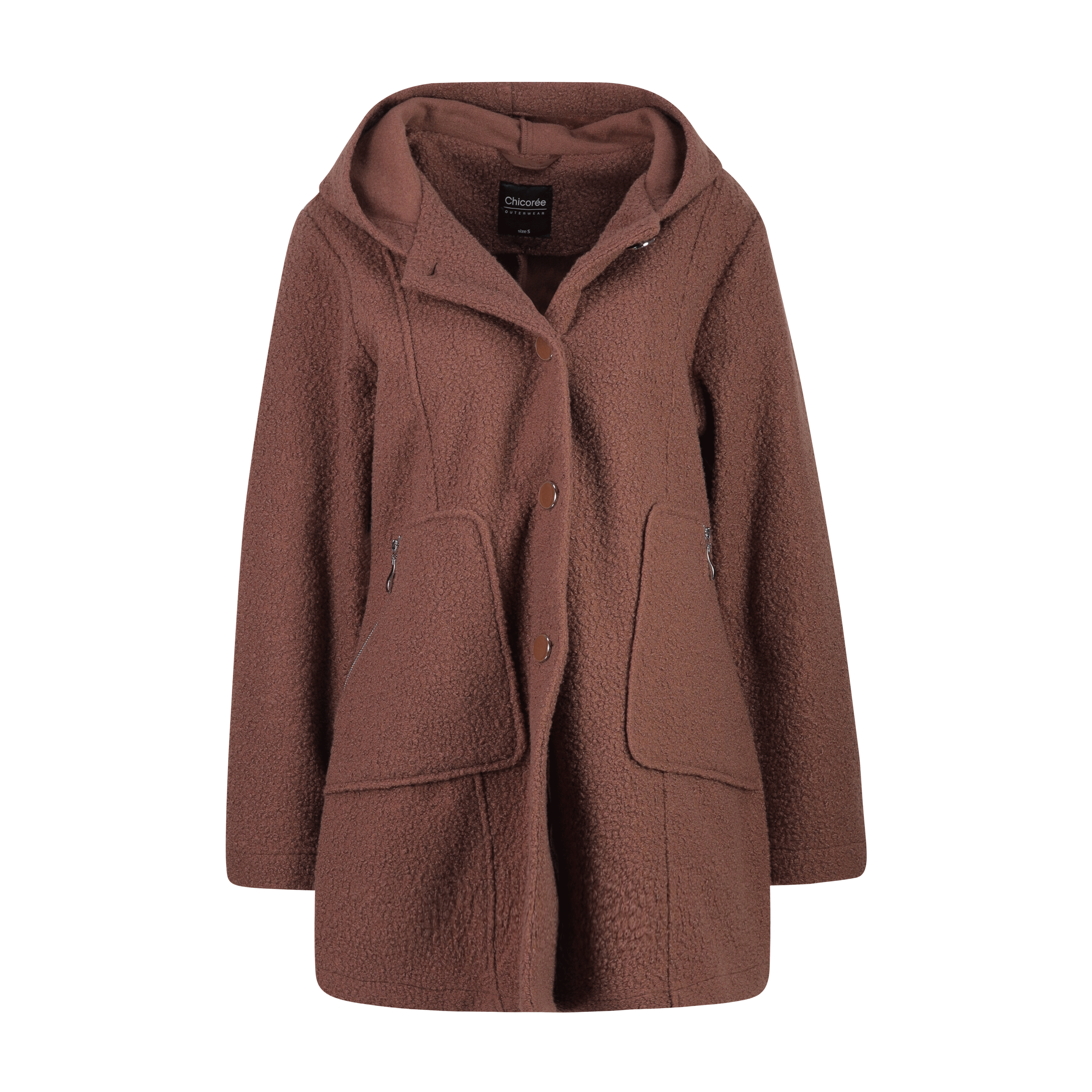 Jacken & Mäntel: Jade Mantel in Taupe CHF 16.95 für Frauen | Chicorée