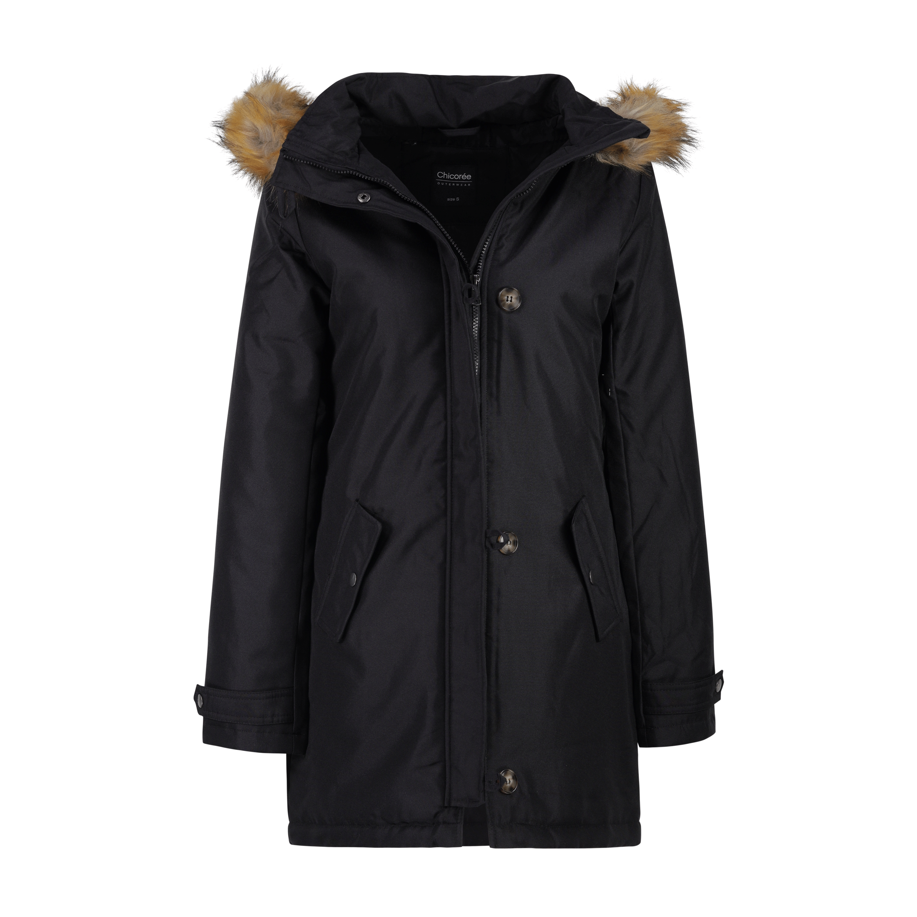 Jacken & Mäntel: Parka Jacket in Schwarz CHF 39.95 für Frauen | Chicorée