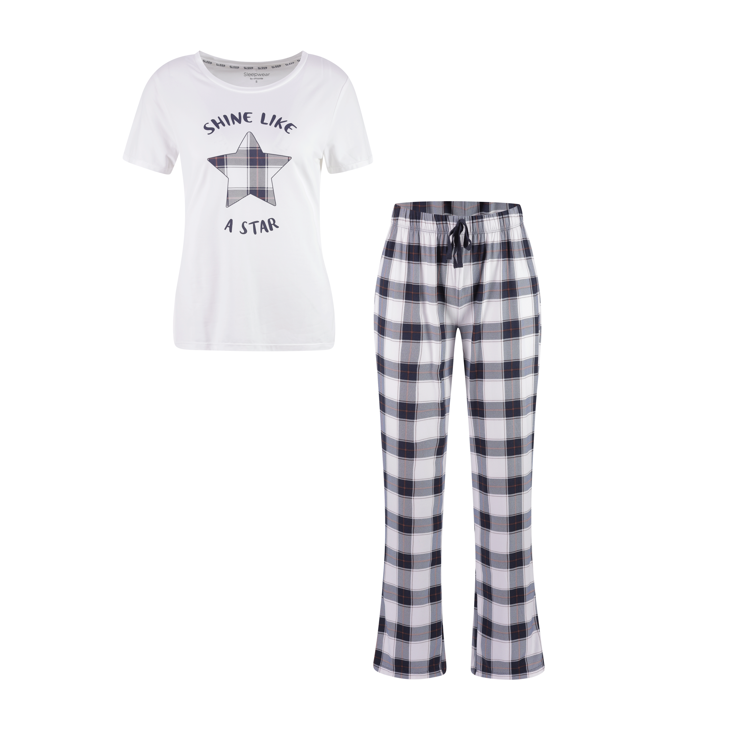 Pyjamas: Love Pyjama Set in Marine CHF 12.95 für Frauen | Chicorée